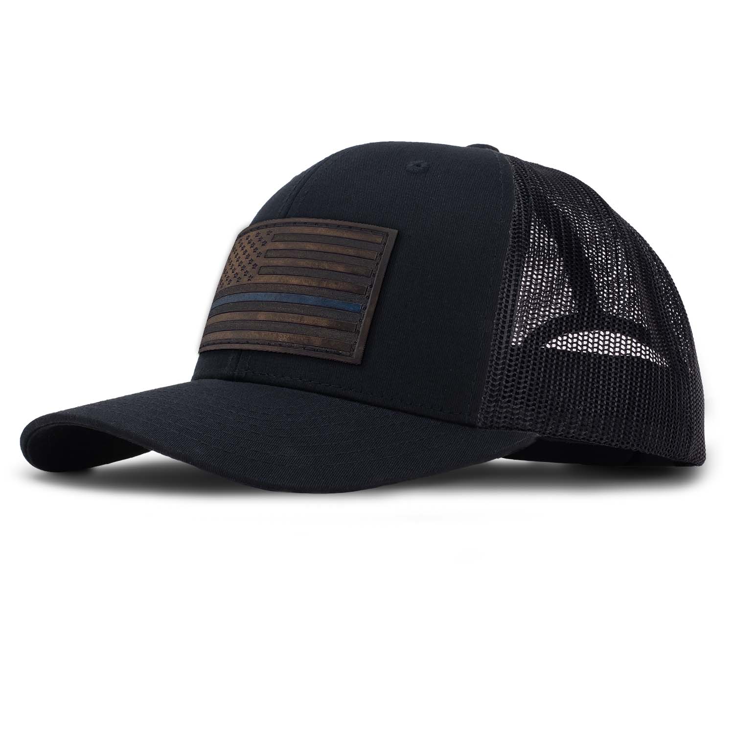 Shop | Thin Blue Line Classic Trucker | Revolution Mfg