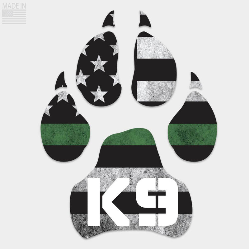 Shop | Thin Green Line K-9 Decal | Revolution Mfg