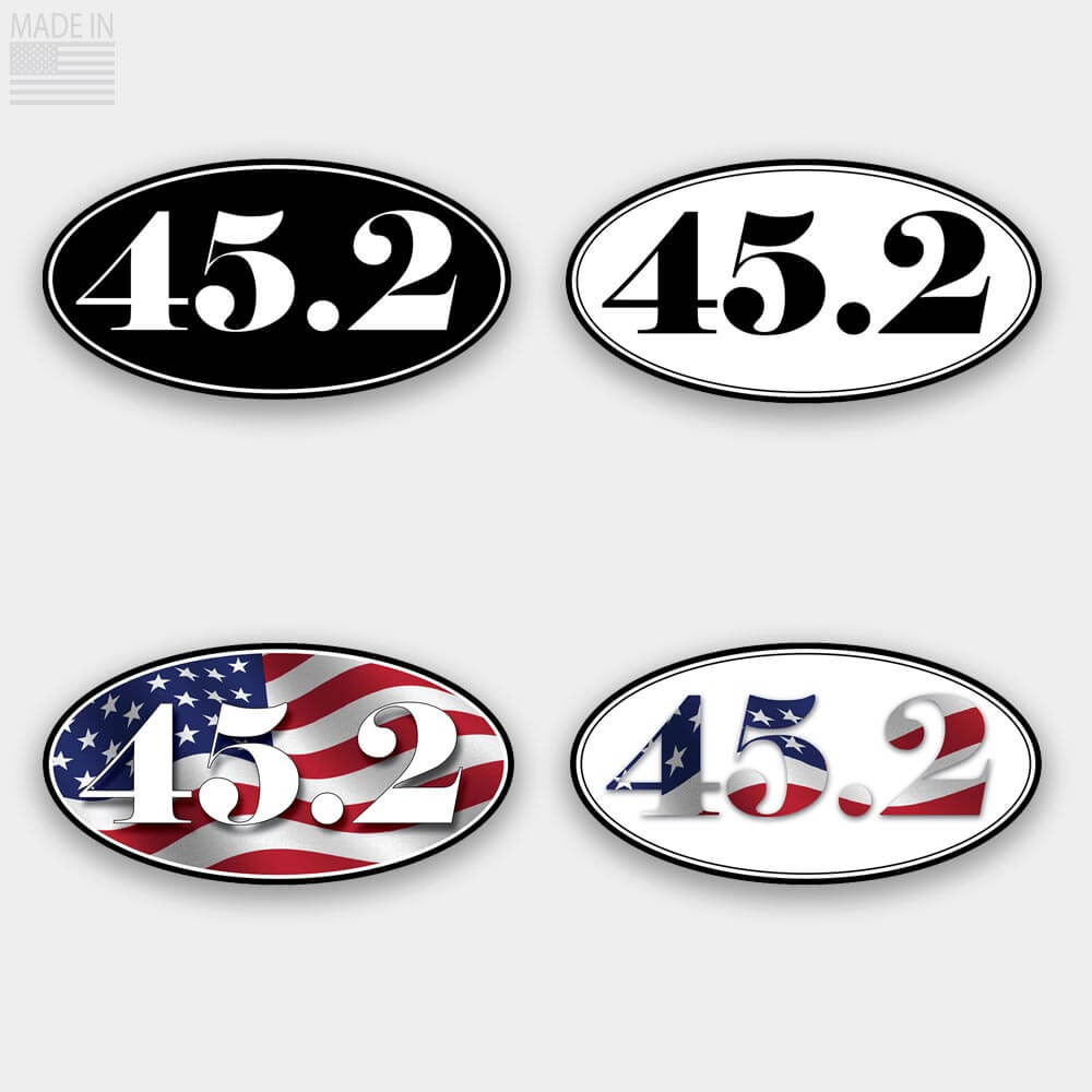 Shop | Trump 45.2 Oval Marathon Style Sticker | Revolution Mfg